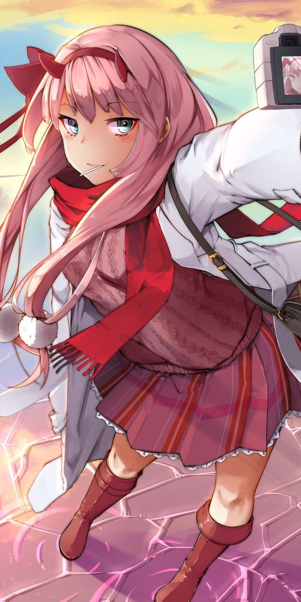 Desktop wallpaper: Darling In The Franxx, Zero Two (Darling In The ...