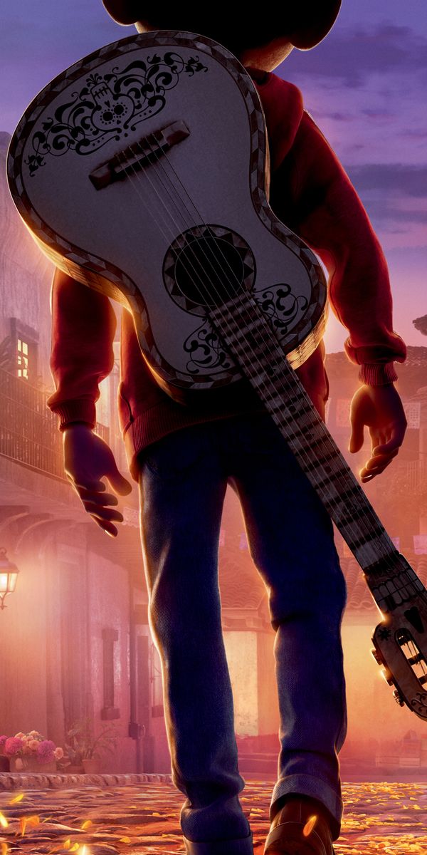 Phone wallpaper: Coco (Movie), Guitar, Coco, Movie 1288221