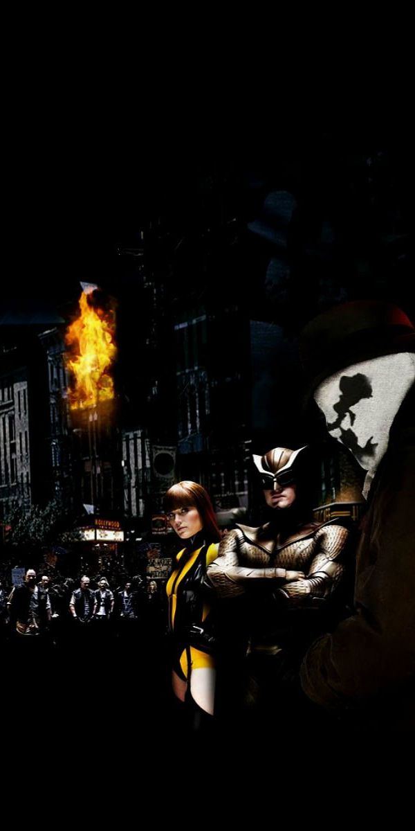 Phone wallpaper: Movie, Watchmen, Nite Owl, Rorschach, Silk Spectre 344502