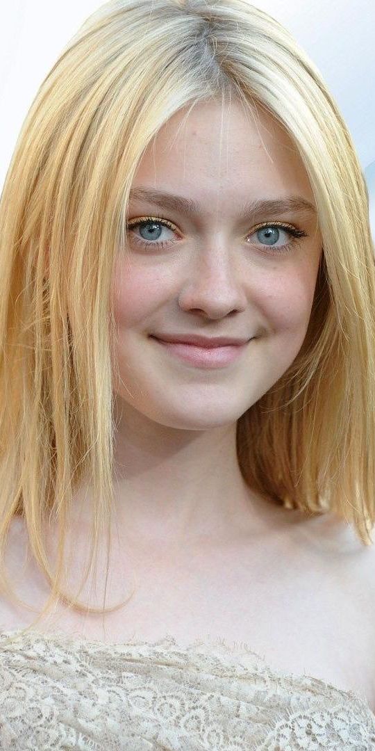 Desktop wallpaper: Celebrity, Dakota Fanning, Actress, Blonde, Blue ...