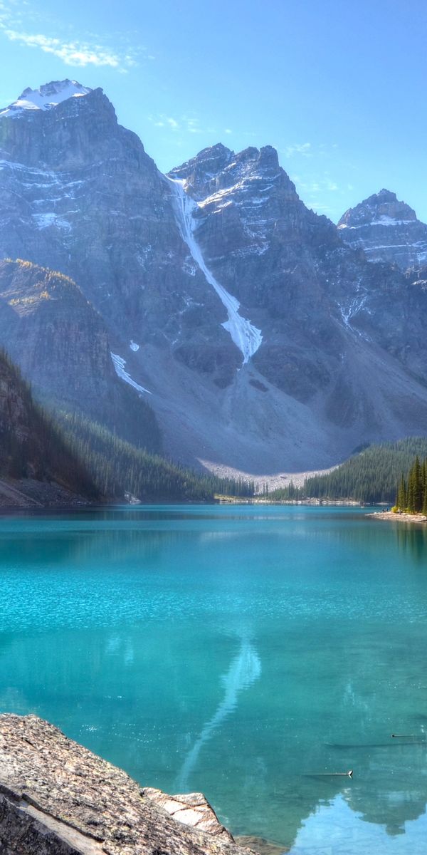 Phone wallpaper: Lake, Mountain, Canada, Cliff, Canadian Rockies, Earth ...