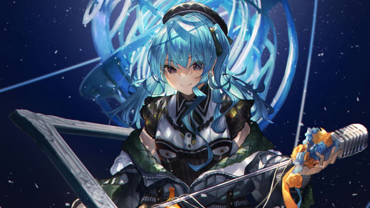 Desktop wallpaper: Hoshimachi Suisei, Hololive, Anime, Virtual Youtuber ...