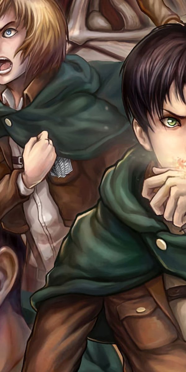 Fond d'écran HD: Animé, L'attaque Des Titans, Armin Arlert, Eren Yager ...