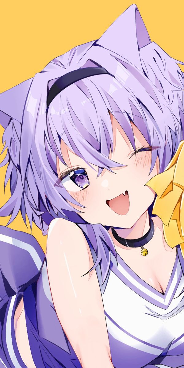 Desktop wallpaper: Nekomata Okayu, Anime, Virtual Youtuber, Hololive 4K ...
