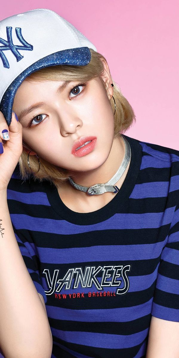 Desktop wallpaper: Jeongyeon (Singer), Music, Twice, Blonde, Blue Eyes ...