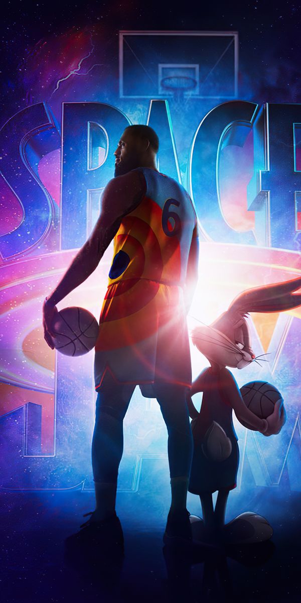 Phone wallpaper: Movie, Space Jam 2, Bugs Bunny, Lebron James, Looney ...