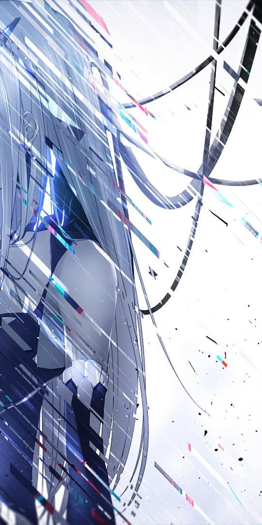 Desktop wallpaper: Anime, Qualidea Code, Long Hair, White Hair 4K free ...